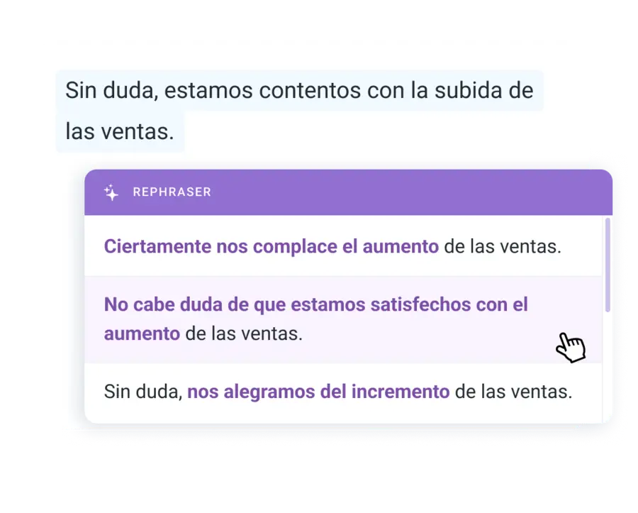 Corrector ortográfico y gramatical - Español - Reverso