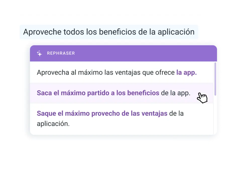 Corrector ortográfico y gramatical - Español - Reverso